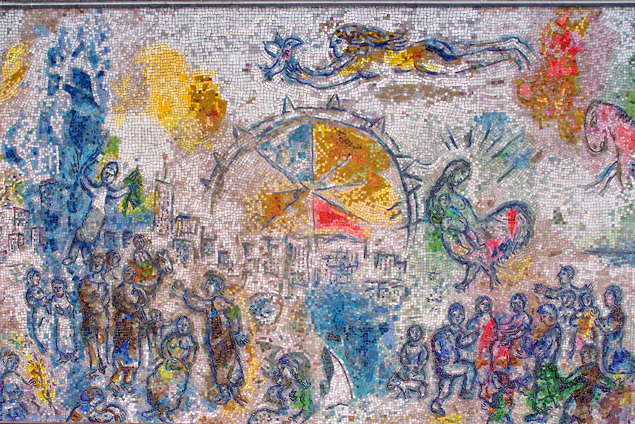 Chicago's Chagall Mosaic, The Four Seasons - North American Insects ...