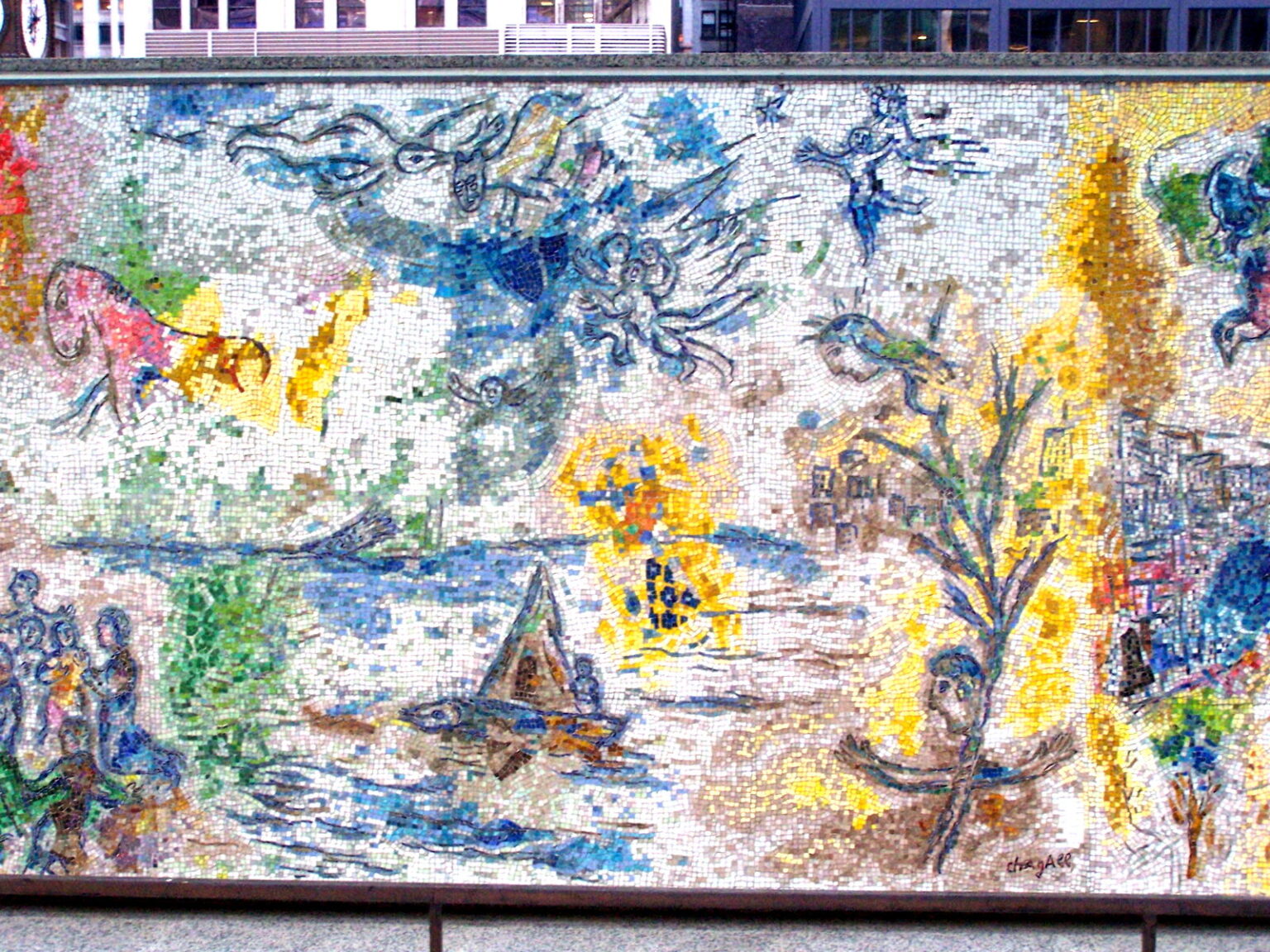 Chicago's Chagall Mosaic, The Four Seasons - North American Insects ...
